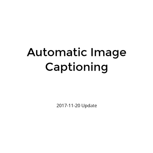 Automatic Image Captioning