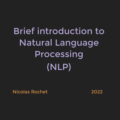 Brief intro to NLP