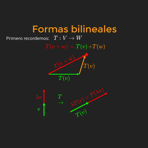Formas bilineales