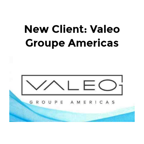 New Client: Valeo Groupe Americas