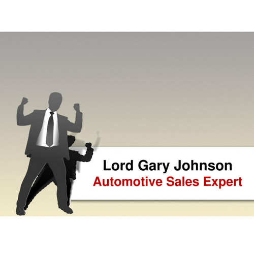 Lord Gary Johnson - Automotive Sales Expert