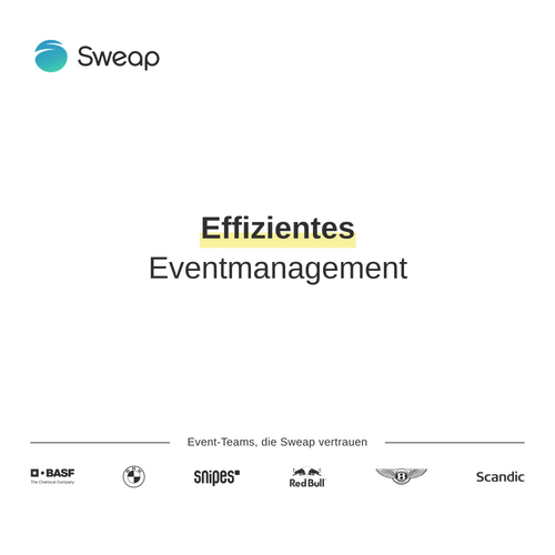 Effizientes Eventmanagement mit Sweap