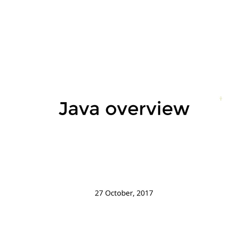 Java overview