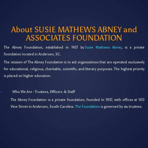 The Abney Foundation