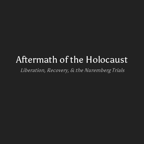 Aftermath of the Holocaust