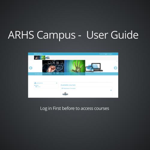 ARHS CAMPUS User