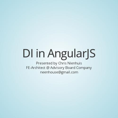 Dependency Injection In Angularjs