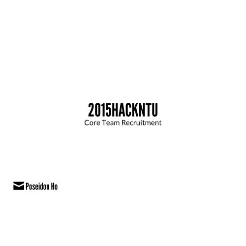 Presentations by Poseidon Ho