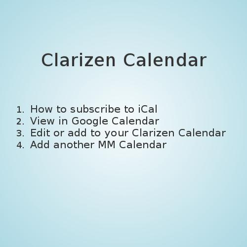Clarizen Calendar